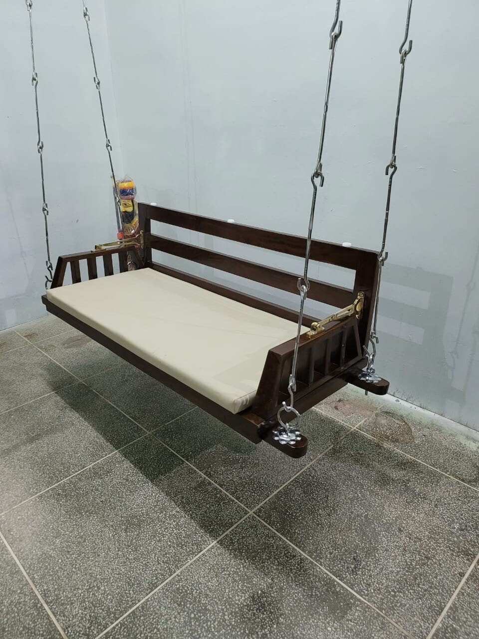 Wooden Reversible Swing Indian Wooden Oonjal Reversible Two Seater ...