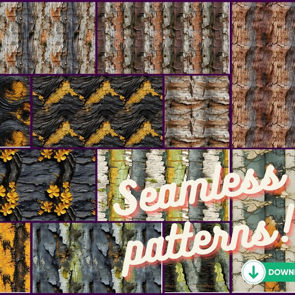 Tree Bark Pattern - Etsy