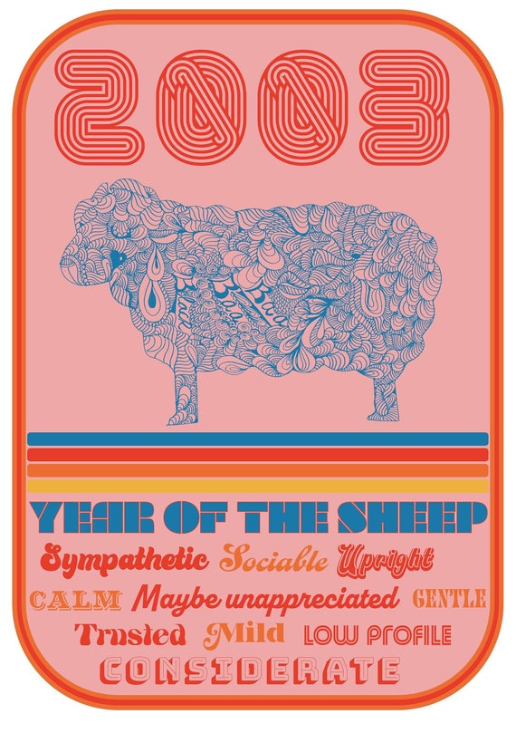 Chinese zodiac 2003 year of the sheep - Horoscopeaz.com