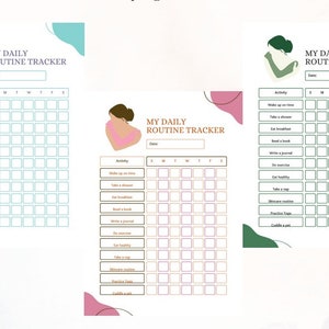 Daily Routine Planner | Digital Download| Printable Planner | Routine ...