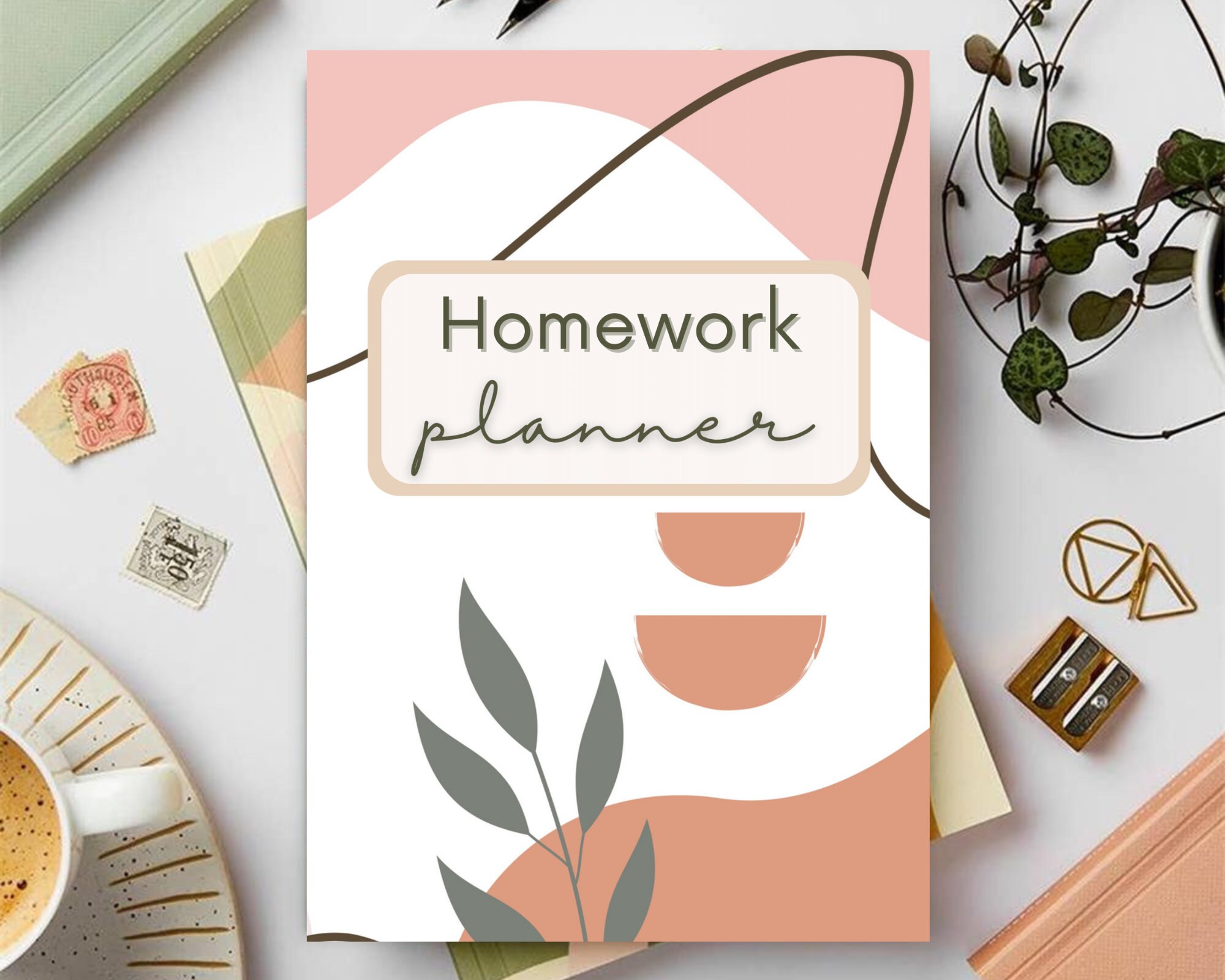 Homework Planner| Digital Download | Study Planner| School Planner ...