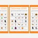 Halloween Bingo Game, Spooky Illustrations (PDF Printable) - Etsy