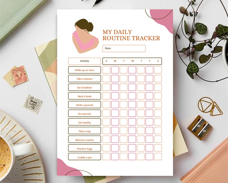 Daily Routine Planner | Digital Download| Printable Planner | Routine ...