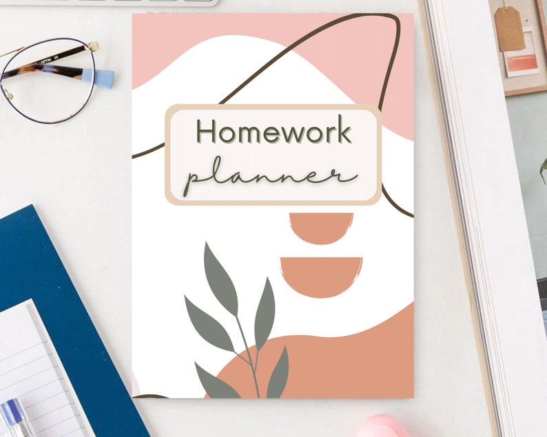 Printable Homework Planner | US Letter Size (digital Download) - Etsy