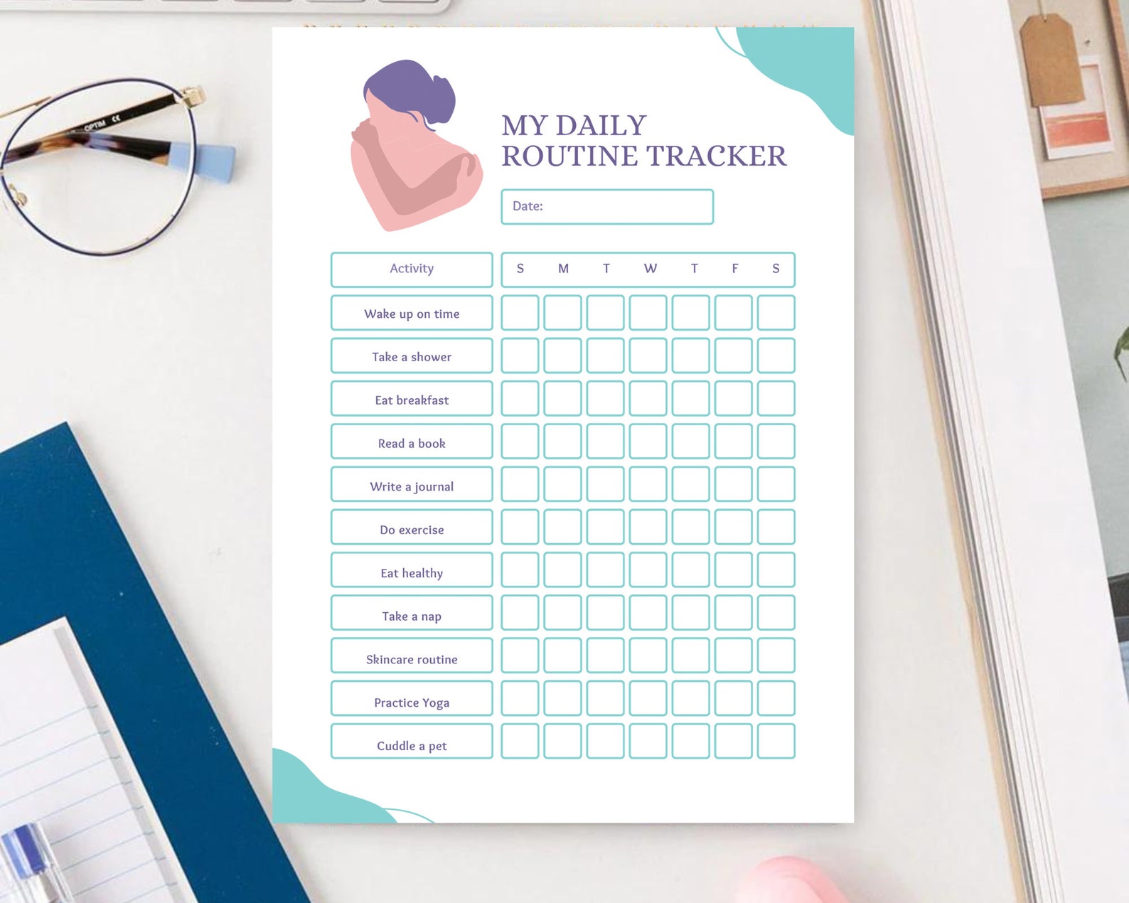 Daily Routine Planner | Digital Download| Printable Planner | Routine ...