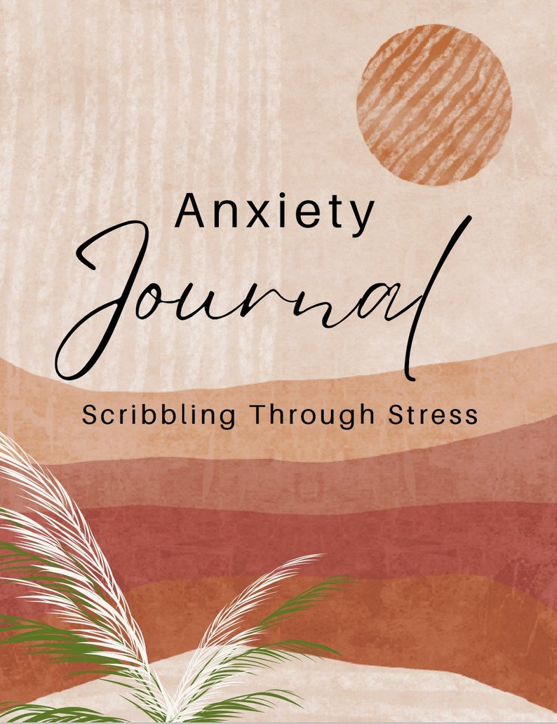 Anxiety Journal | Therapy Journal | Mental Health | Wellness Journal ...