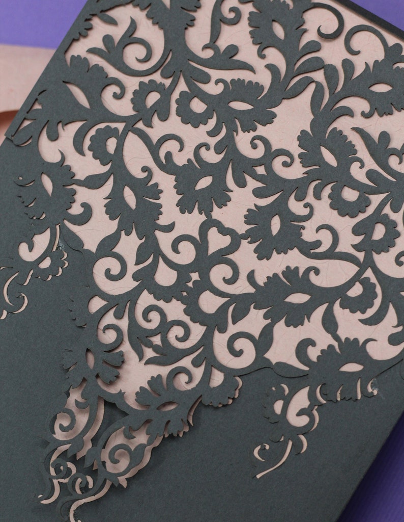 Luxury Invitation Wedding Card Laser Cut Invitation for Wedding Paper ...