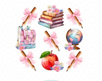 Coquette Teacher Png, Pencil Coquette Bow Png, Teacher Life, Teacher ...