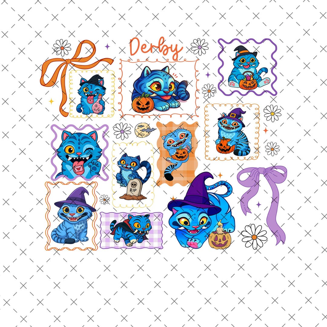 Derpy Kpop Demon Hunters Halloween Stamp Png, Cute Demon Hunter Png ...