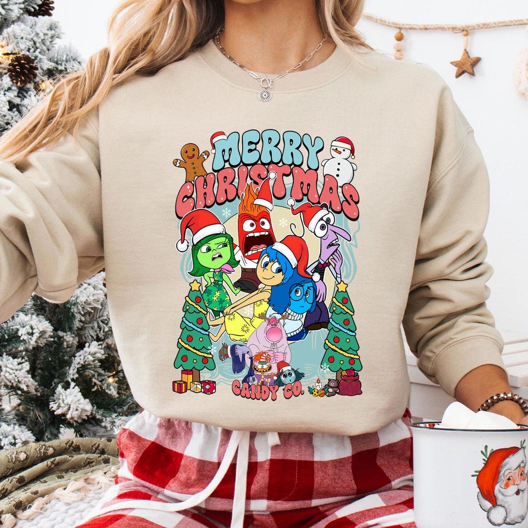 Merry Christmas Inside Out Characters Png, Merry Christmas Png, Emotion ...