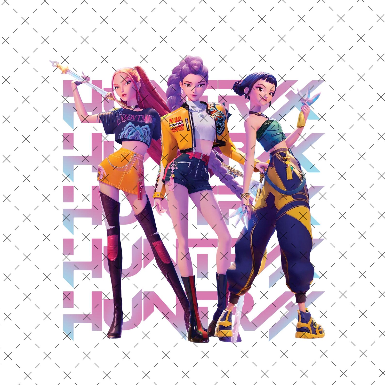 Kpop Huntrix Text Png, Kpop Demon Hunters Png, Kpop Saja Boys Png ...