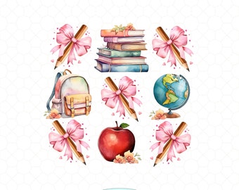 Coquette Teacher Png, Pencil Coquette Bow Png, Teacher Life, Teacher ...