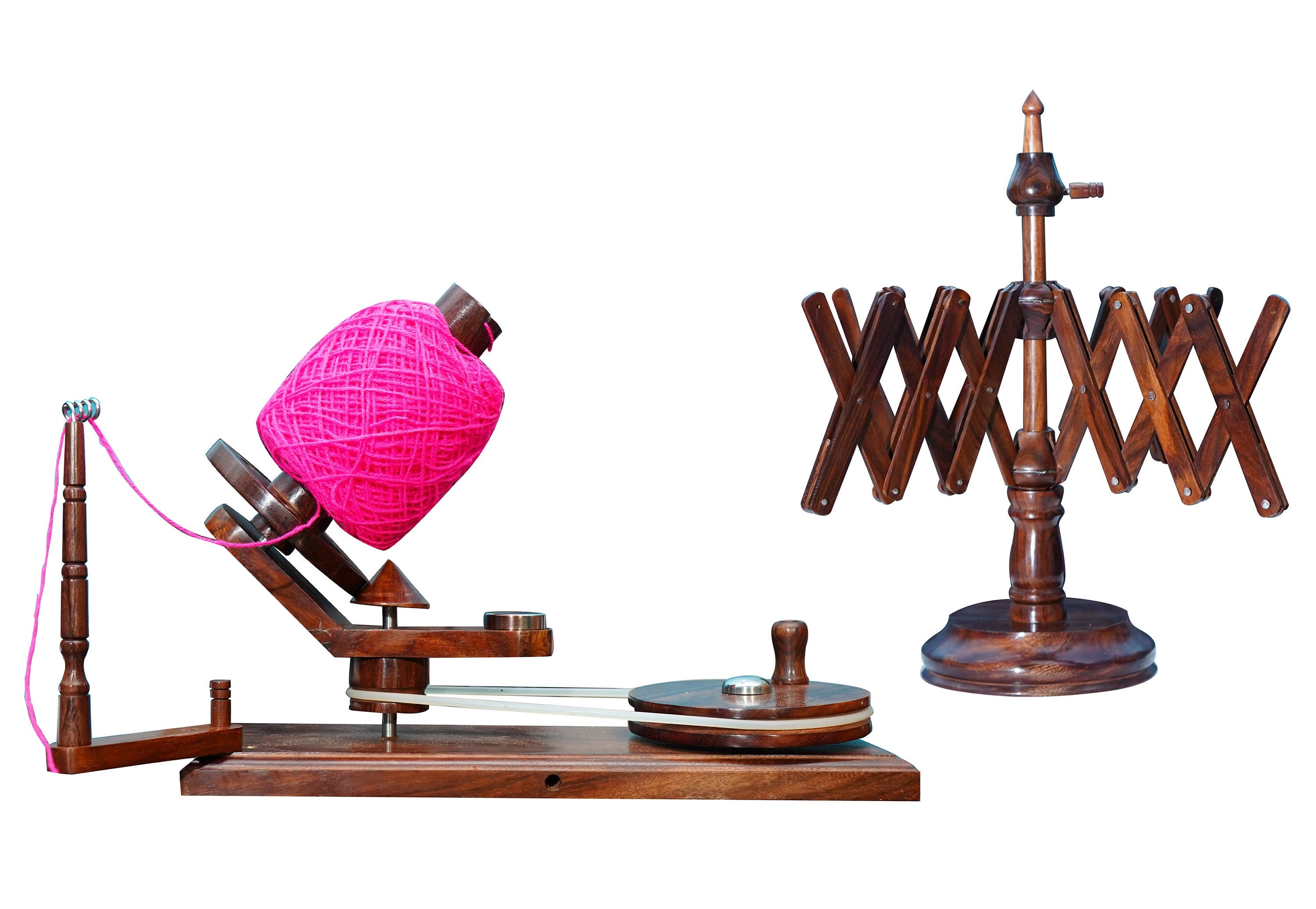 Wooden Yarn Ball Winder Handcrafted Large Yarn Winder for Knitting ...