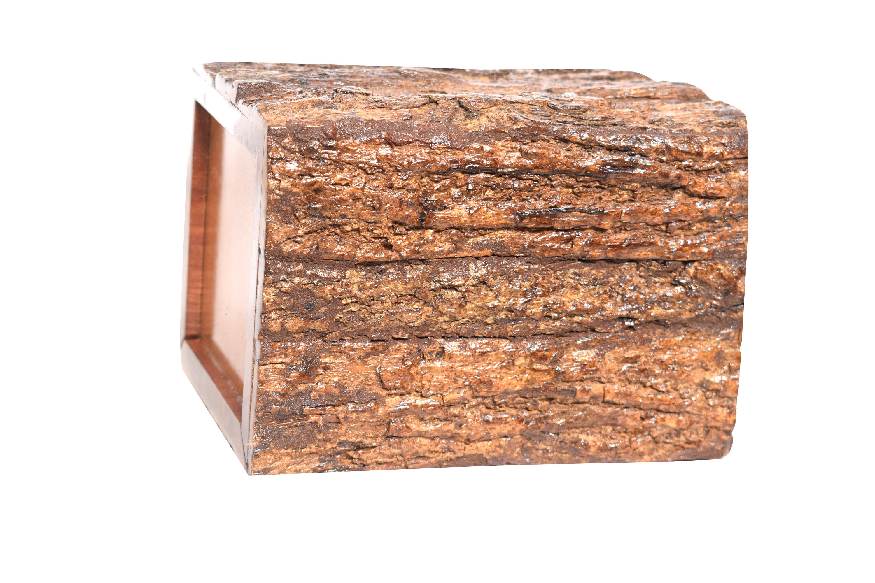 Bark Urn for Human Ashes Rosewood Cremation Urn Box Human Urn Wooden Urn for Human Ashes Urn for ...