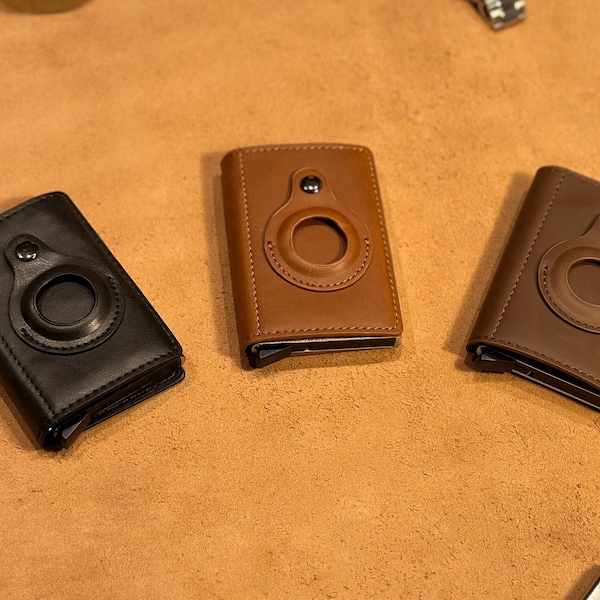 Wallet With Spring Card Holder - Etsy