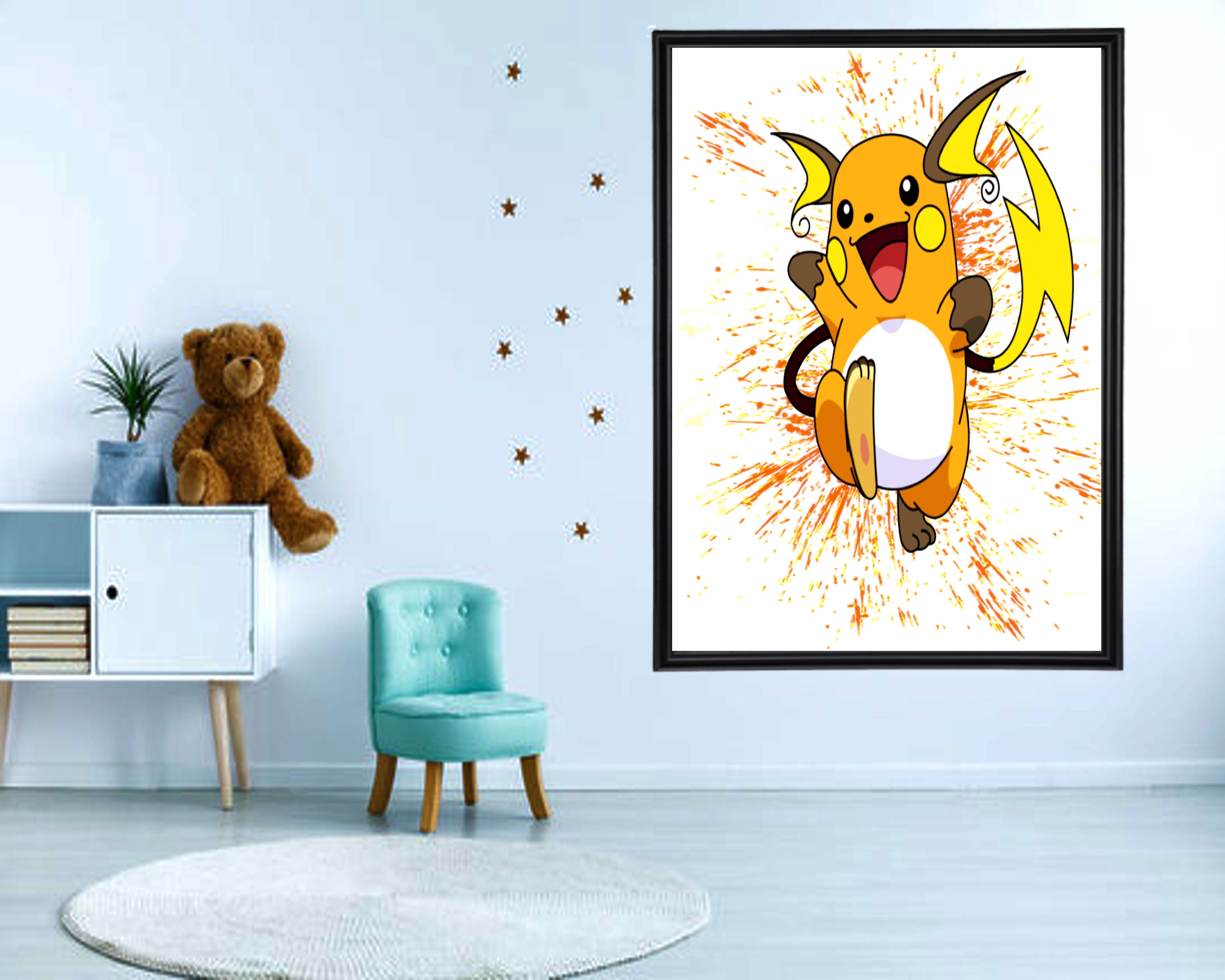 Pokemon Digital Watercolor Characters, Set of 16 Pokemon Heroes ...