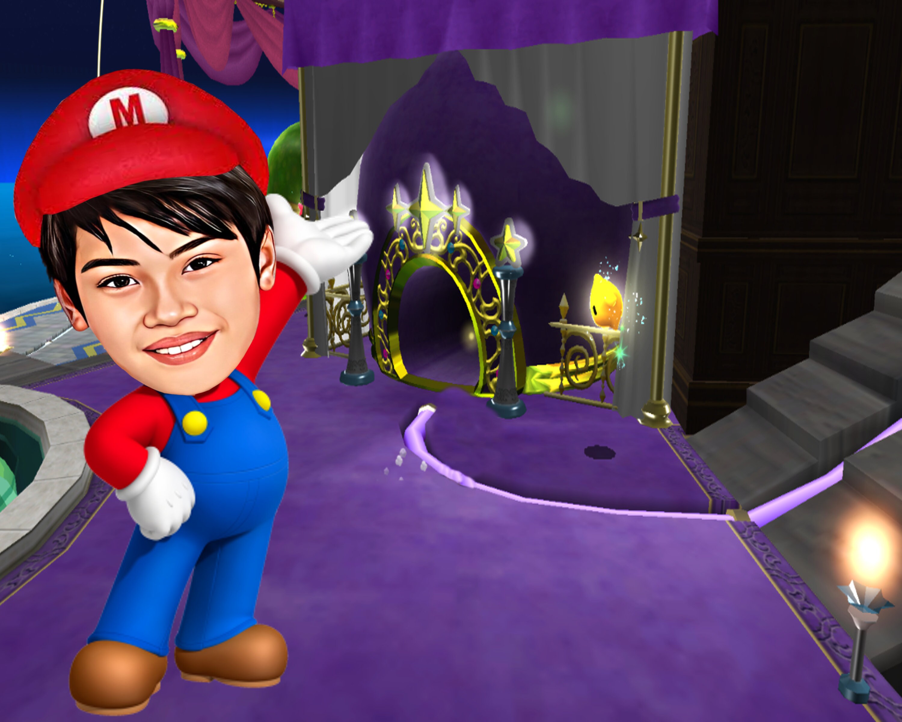 Mario Kids Custom Portrait, Get Your Own Mario Portrait From Your Photo ...