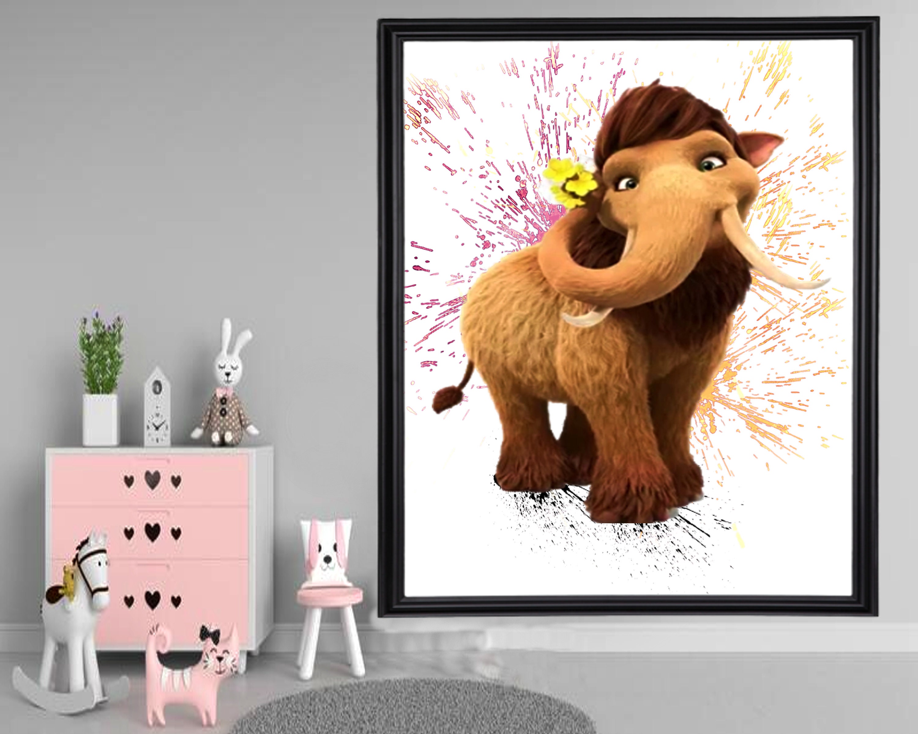 Ice Age Digital Watercolor Printable Ice Age Characters - Etsy Australia
