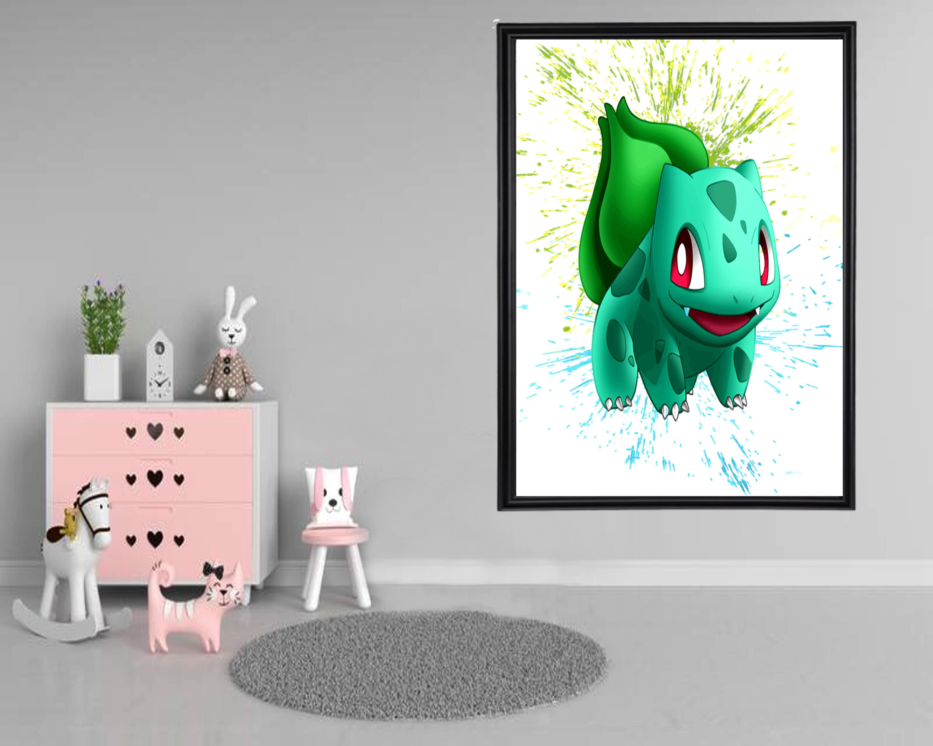 Pokemon Digital Watercolor Characters, Set of 16 Pokemon Heroes ...