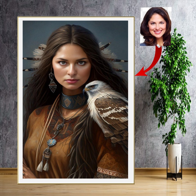 Custom Princess Face Swap Portrait, Custom Movie Face Swap Poster ...