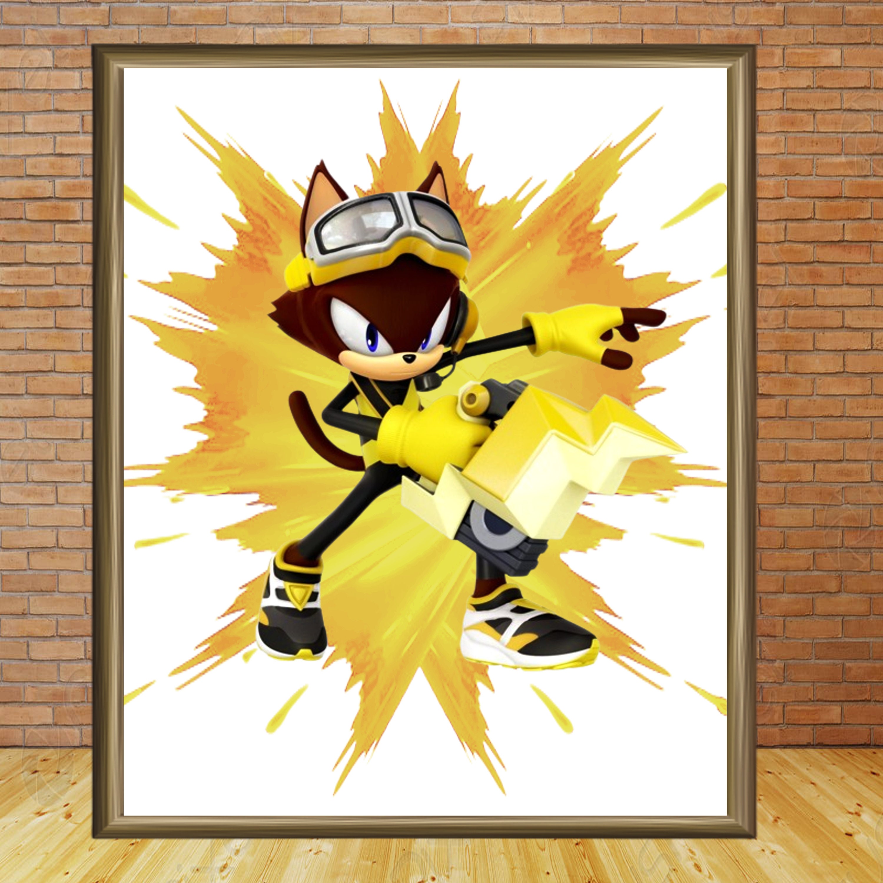 Set of 9 Sonic Poster,sonic Watercolor Art Print Poster,action ...