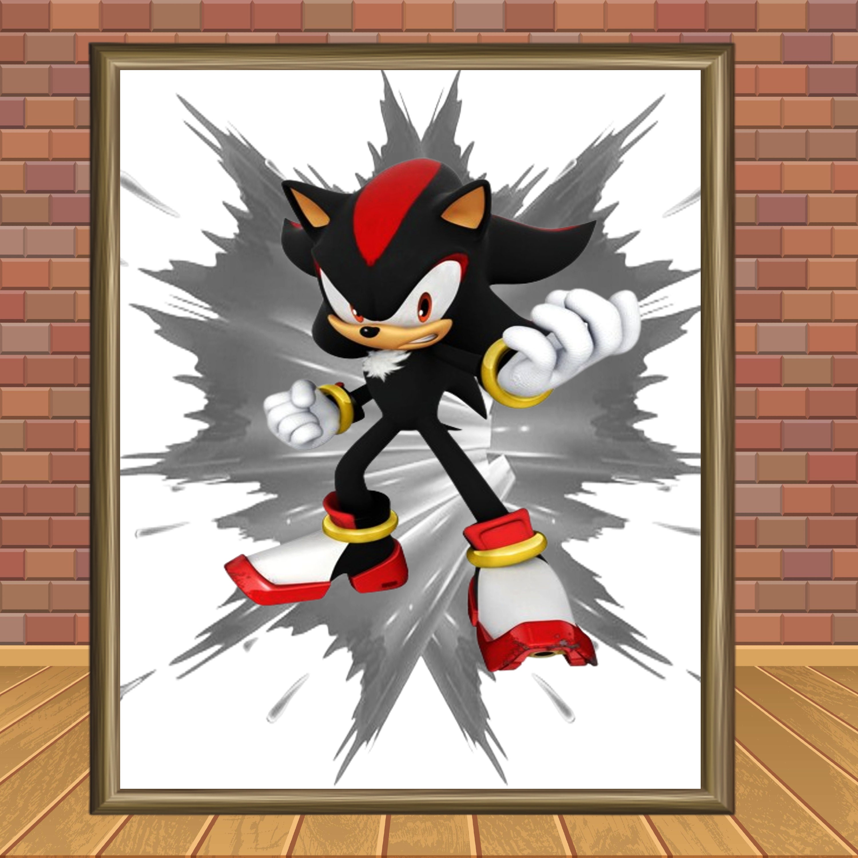 Set of 9 Sonic Poster,sonic Watercolor Art Print Poster,action ...