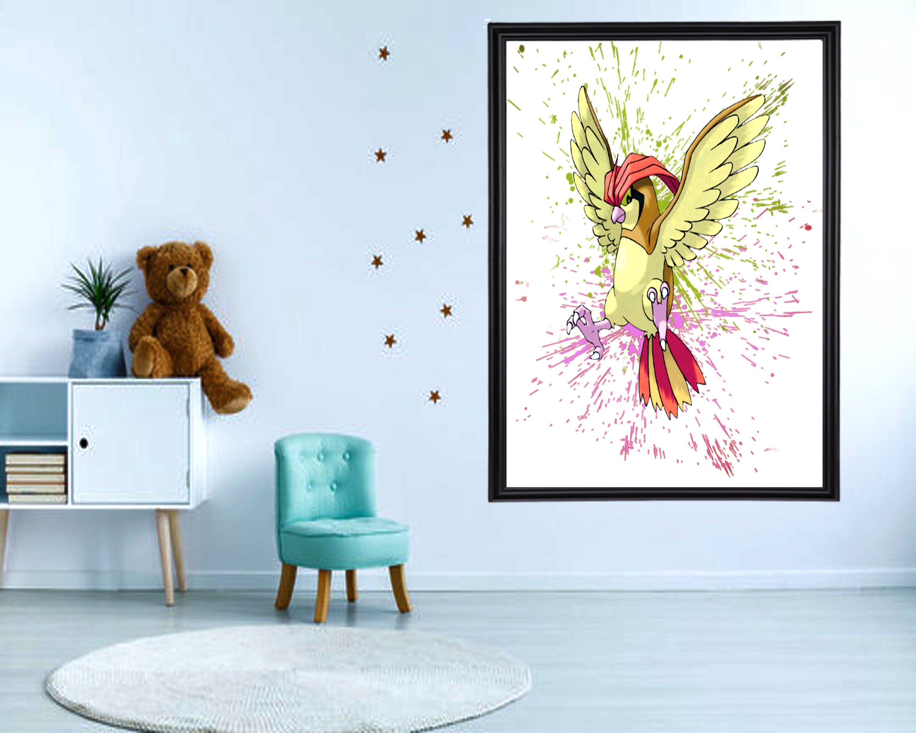 Pokemon Digital Watercolor Characters, Set of 16 Pokemon Heroes ...