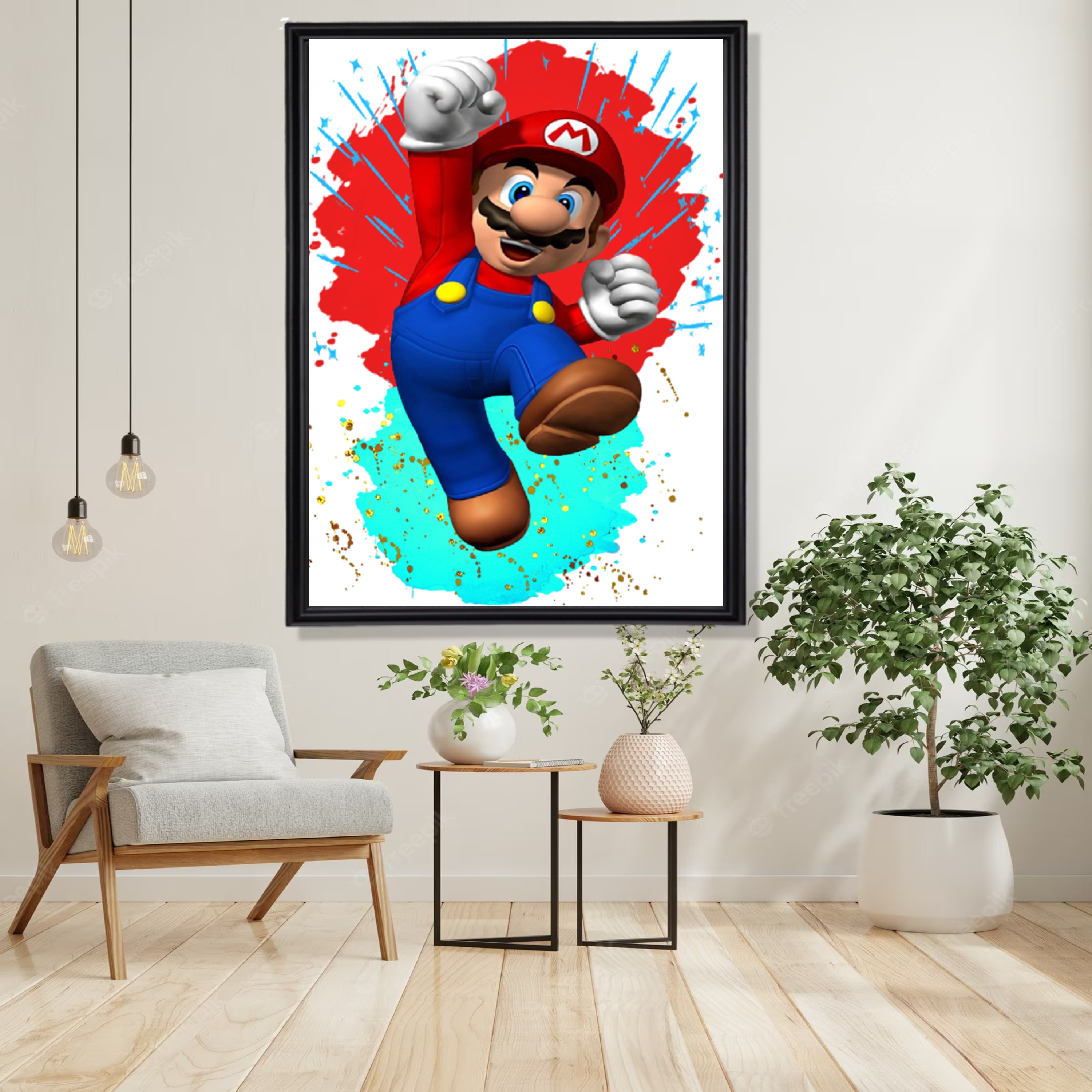 Super Mario Printable Set of 9, Mario and Luigi Bros Photo for Birthday ...