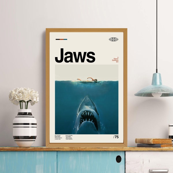 Jaws Poster - Etsy