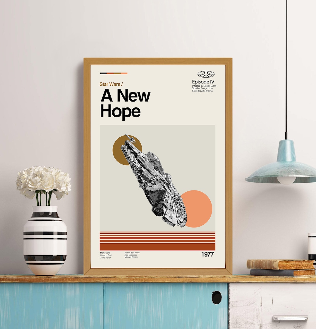 A New Hope Poster Star Wars A New Hope Print A New Hope - Etsy