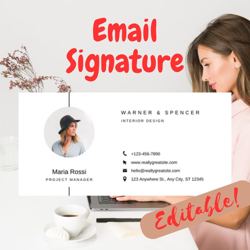 Email Signature Template - Etsy