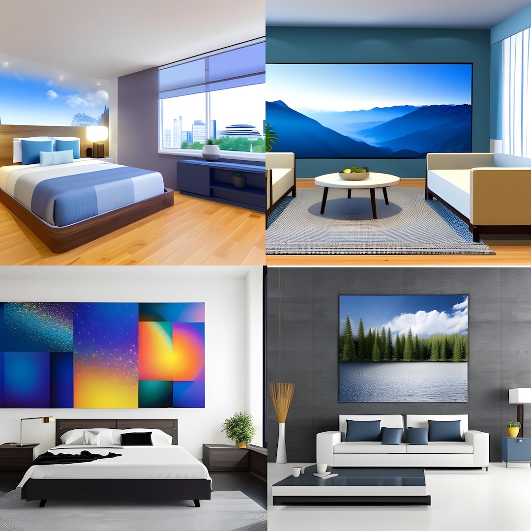 4 Virtual Zoom Background Video Cal Backdrop Digital Bandle - Etsy