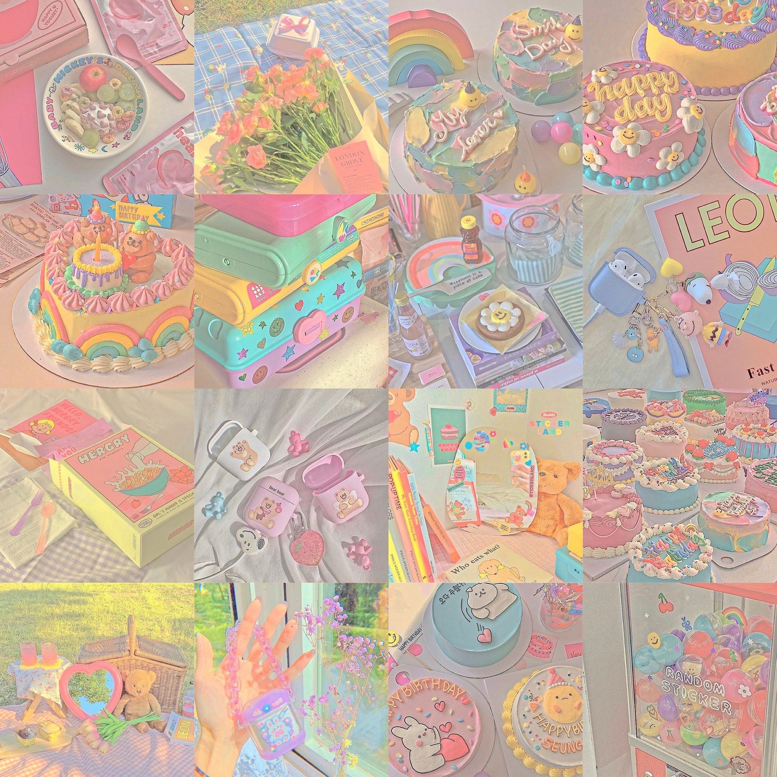 Kidcore Vintage Posters Aesthetic Wall Collage Kit Kids Indie - Etsy