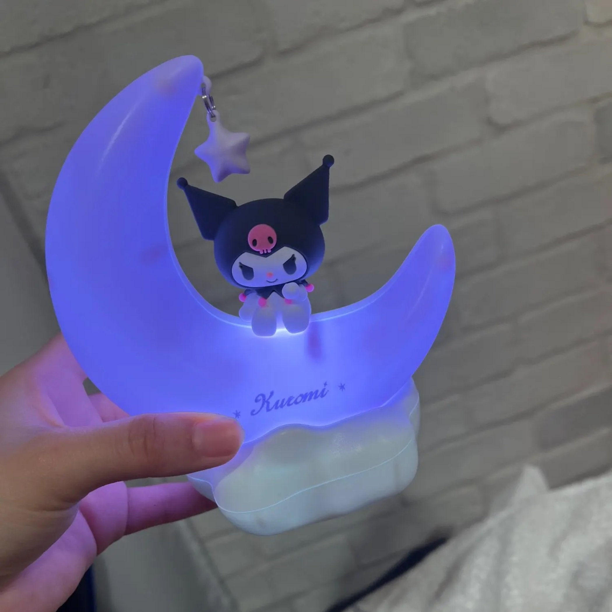 Sanrio Moon LED Light Anime Kuromi Cinnamonroll Kawaii My - Etsy
