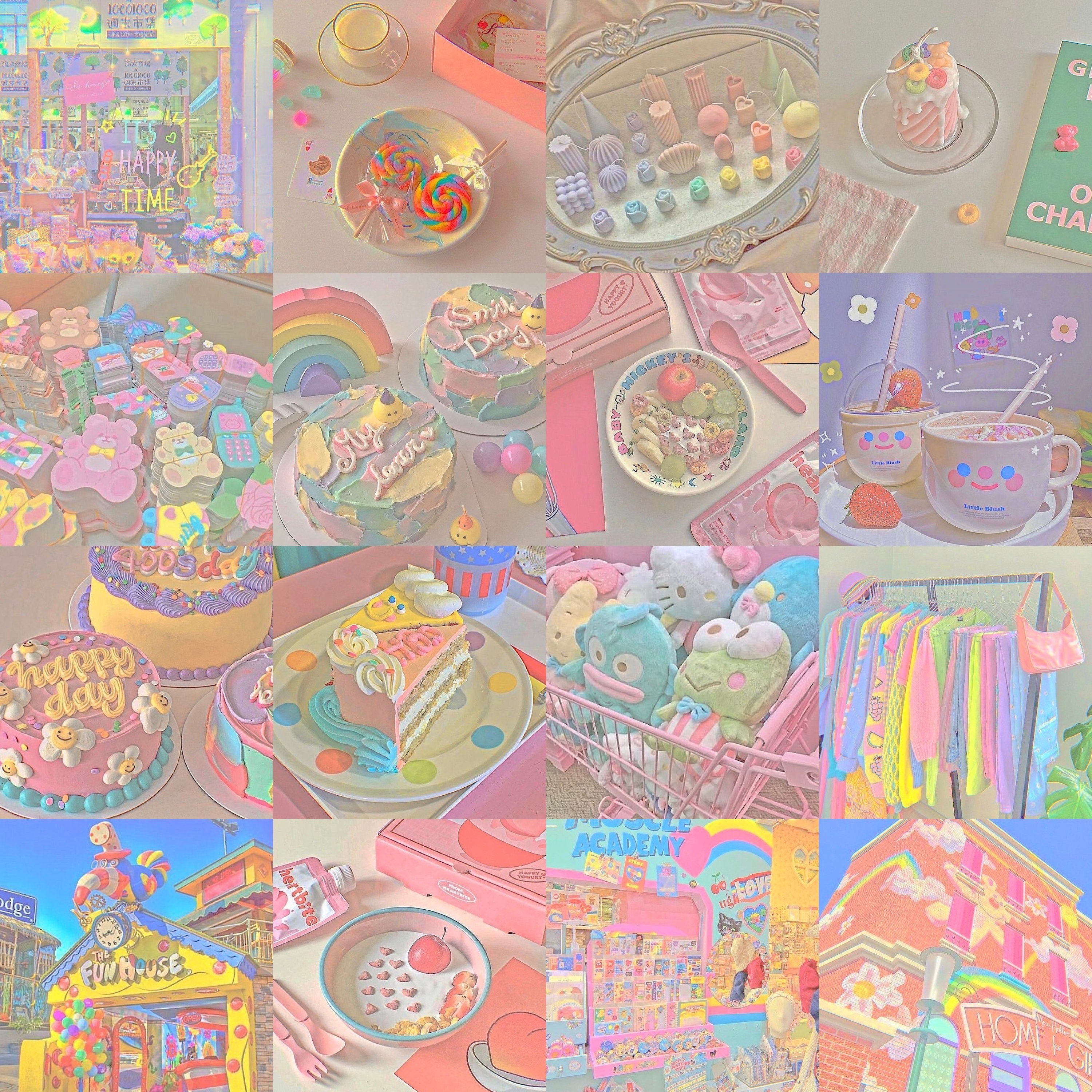 Kidcore Vintage Posters Aesthetic Wall Collage Kit Kids Indie - Etsy