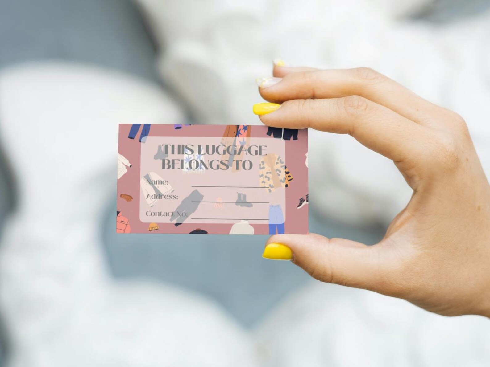 Editable Printable Luggage Tag Template. Travel Itinerary. Digital ...