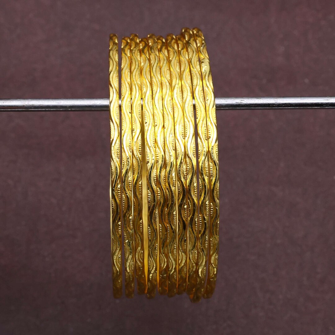Gold Filled Bangle Set, Thin Stackable Bangles, Personalized Gift, - Etsy