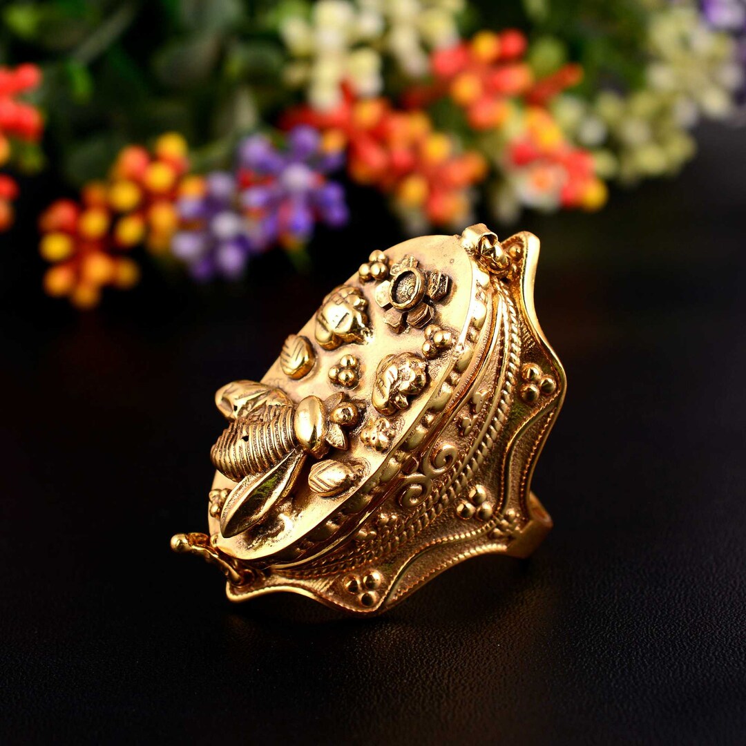 Snuff Box Ring, Poisoner Ring, Secret Message Ring, Bohemian Ring ...