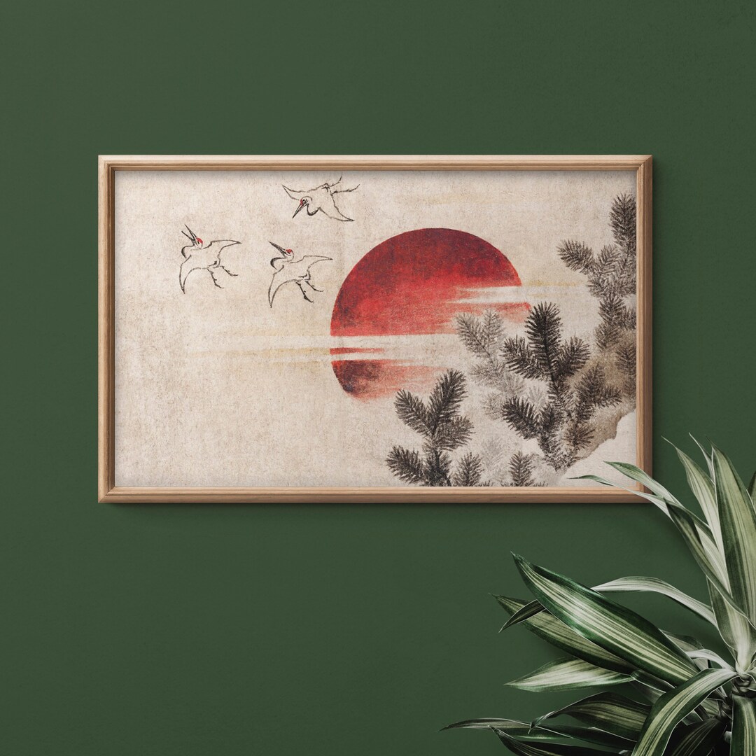 Japanese Sunjapanese Art Poster & Dowland Poster Digital - Etsy