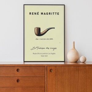 René Magritte the Treachery of Images Poster René Magritte La Trahison ...