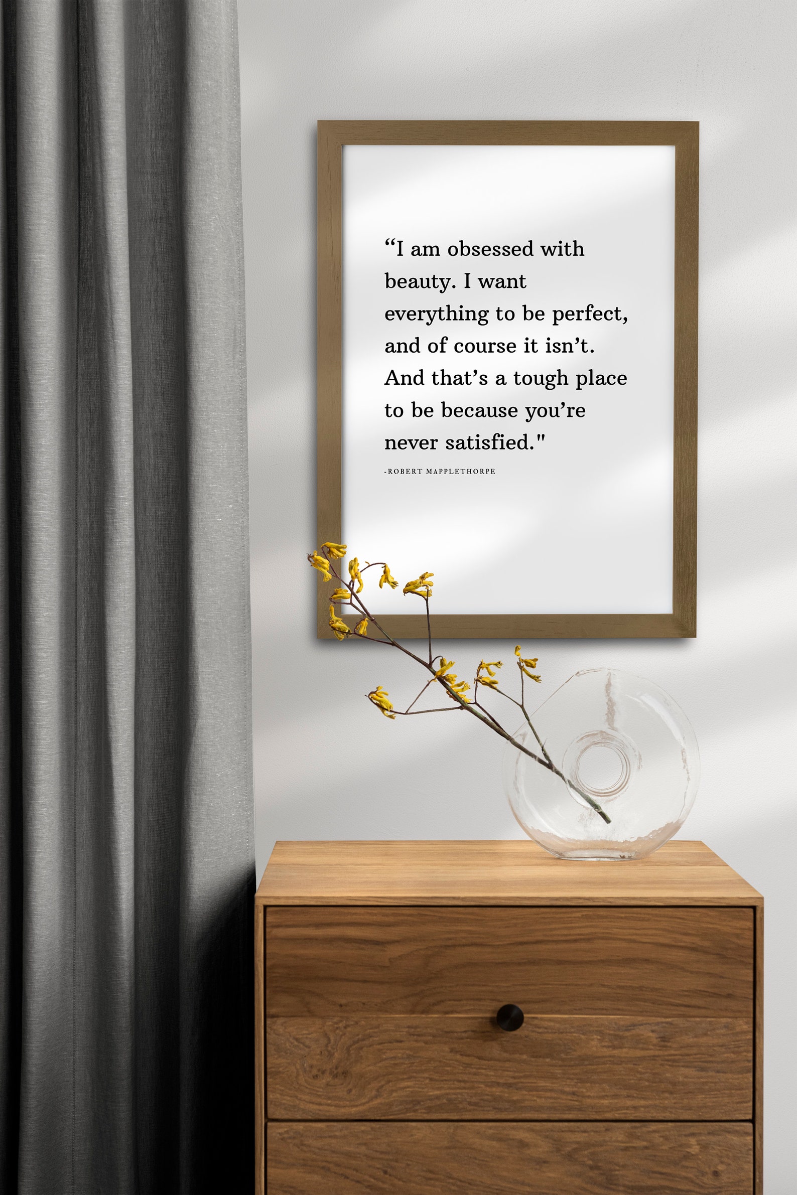 Robert Mapplethorpe Quotes Poster Robert Mapplethorpe Poster - Etsy