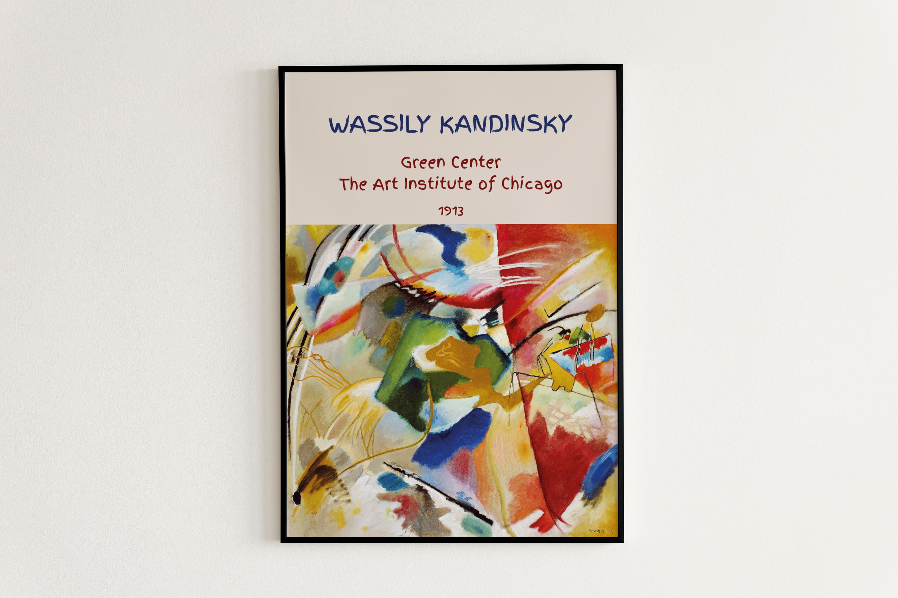 Wassily Kandinsky Painting With Green Center Kandinsky Green Center ...