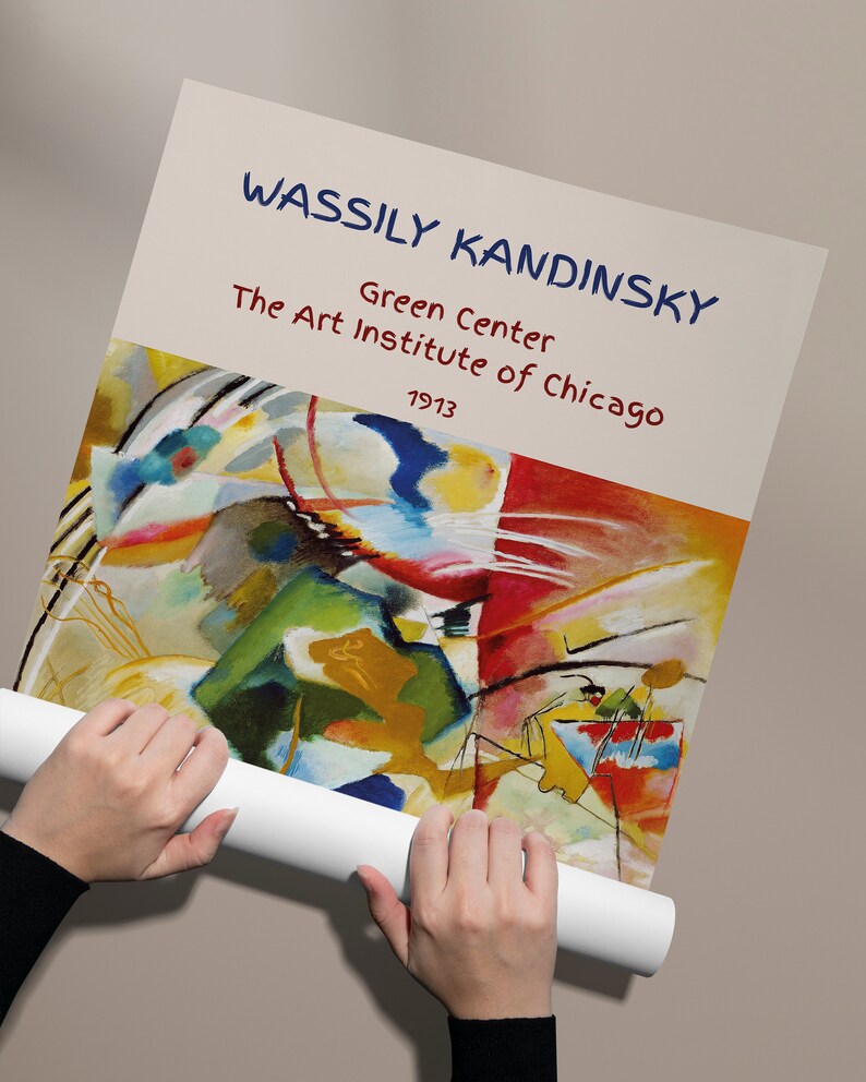 Wassily Kandinsky Painting With Green Center Kandinsky Green Center ...