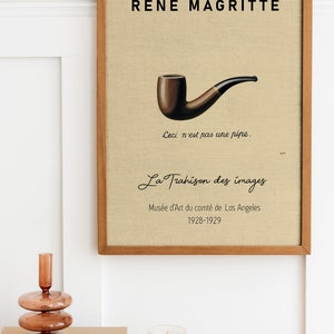 René Magritte the Treachery of Images Poster René Magritte La Trahison ...