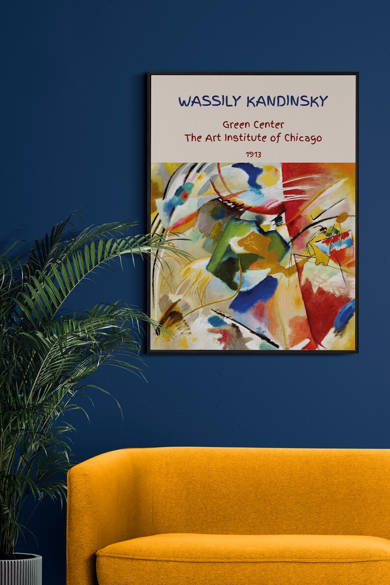 Wassily Kandinsky Painting With Green Center Kandinsky Green Center ...