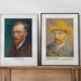 Van Gogh Self Portrait Poster, Dowland Poster, Dowland High Quality ...