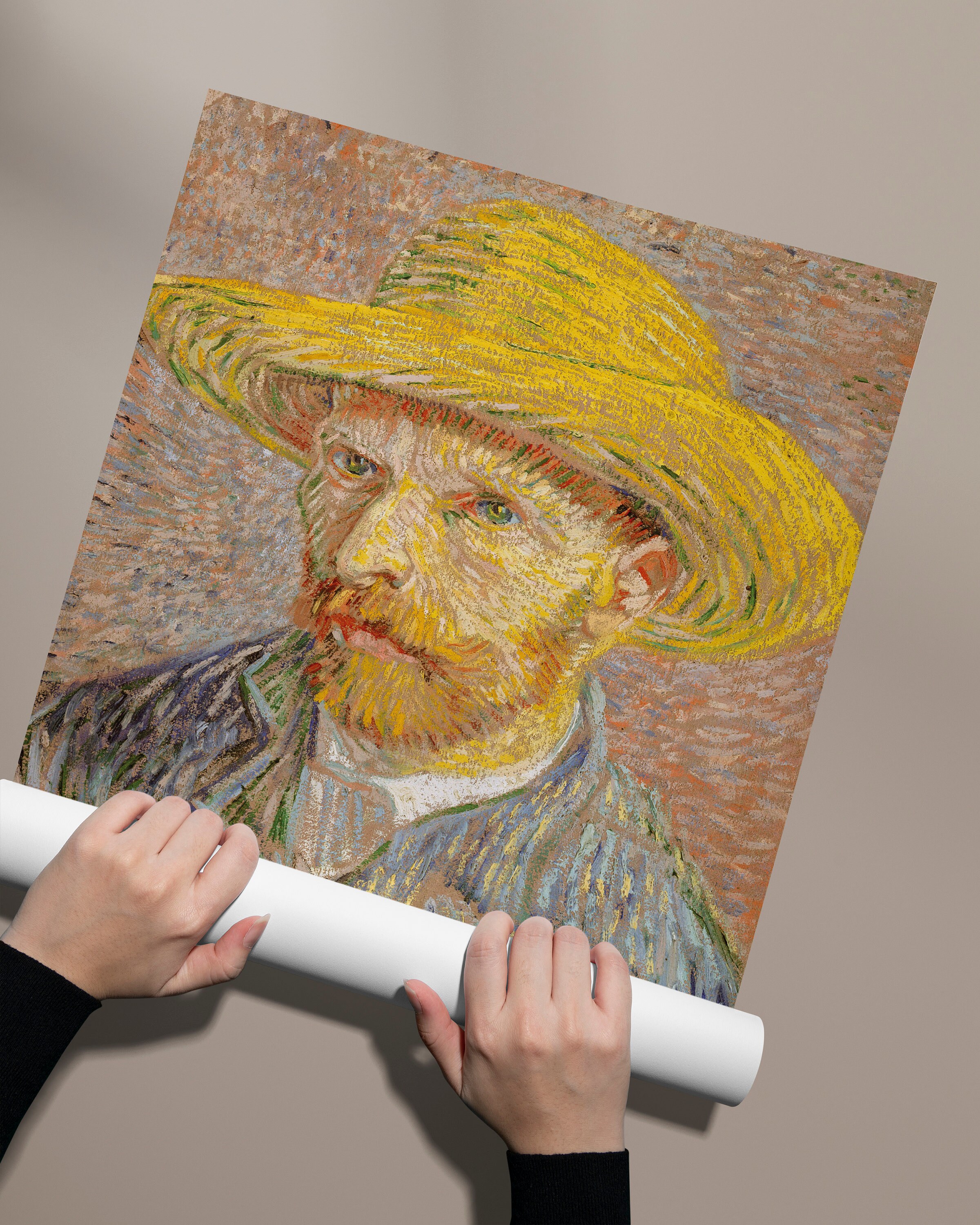 Van Gogh Self Portrait Poster, Dowland Poster, Dowland High Quality ...