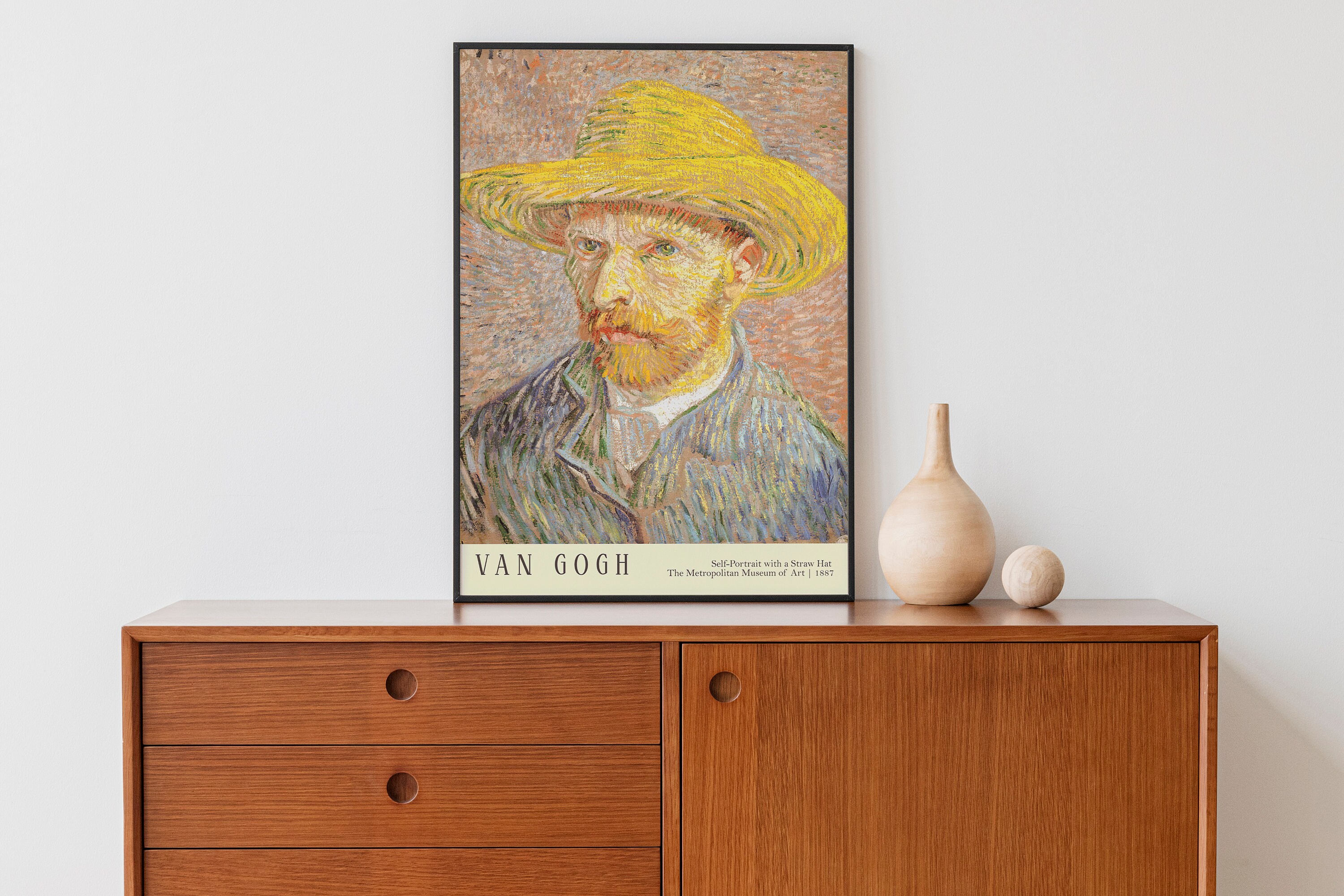 Van Gogh Self Portrait Poster, Dowland Poster, Dowland High Quality ...
