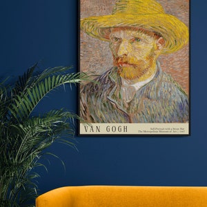 Van Gogh Self Portrait Poster, Dowland Poster, Dowland High Quality ...