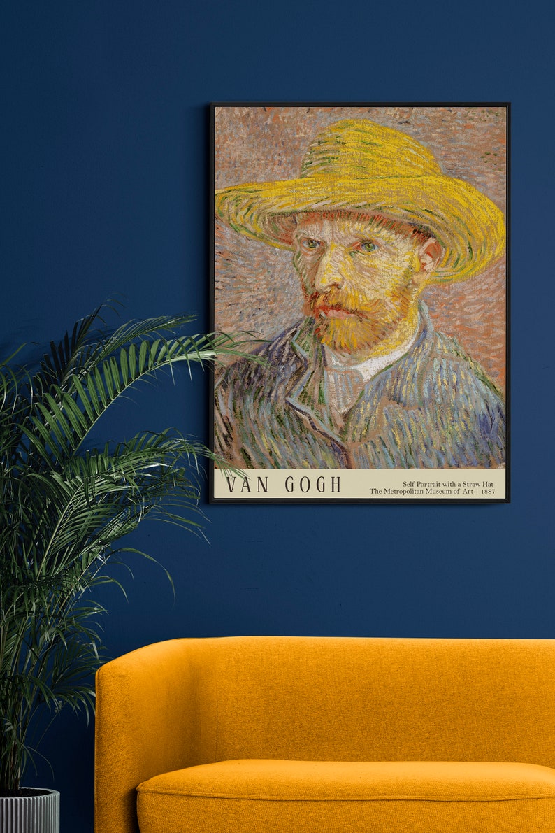 Van Gogh Self Portrait Poster, Dowland Poster, Dowland High Quality ...